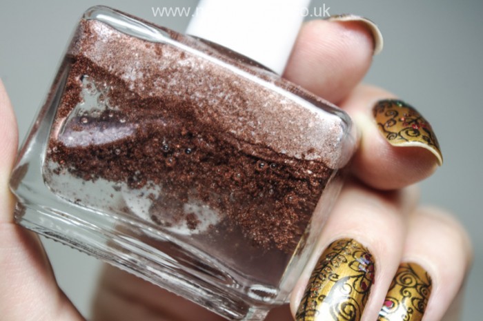 Nelly Polish Burnt Copper swatches - Nail Lacquer UK