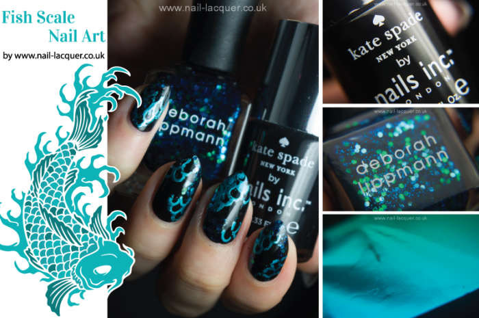 Nail foil pattern tutorial - Nail Lacquer UK