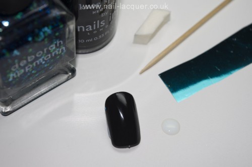 Nail foil pattern tutorial - Nail Lacquer UK