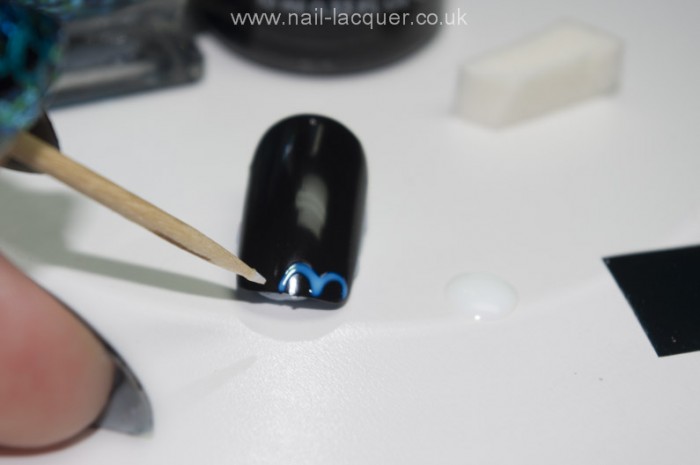 Nail foil pattern tutorial - Nail Lacquer UK