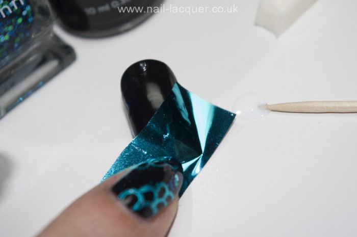 Nail foil pattern tutorial - Nail Lacquer UK
