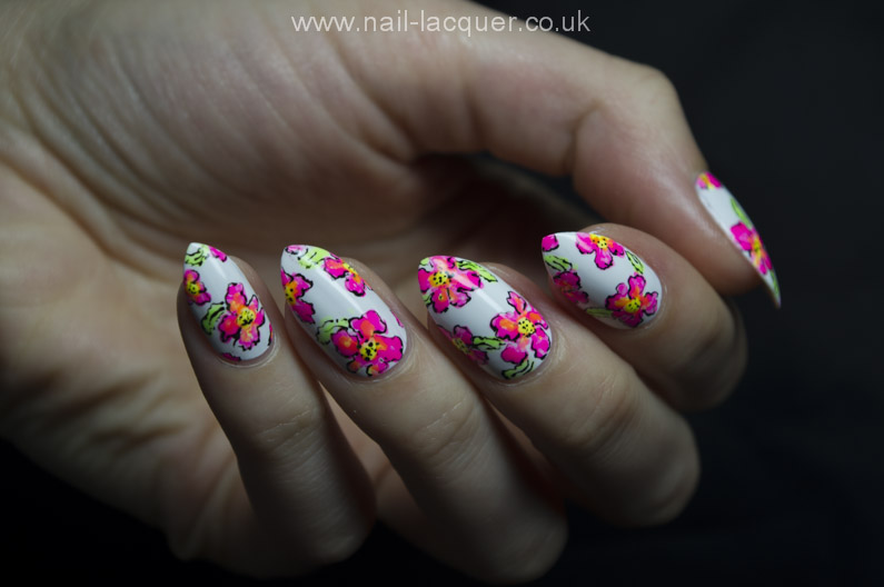 GlamLac-neon-swatches (6) - Nail Lacquer UK