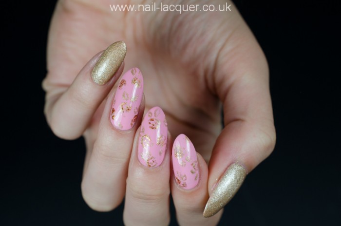 Rose pattern nail art tutorial - Nail Lacquer UK