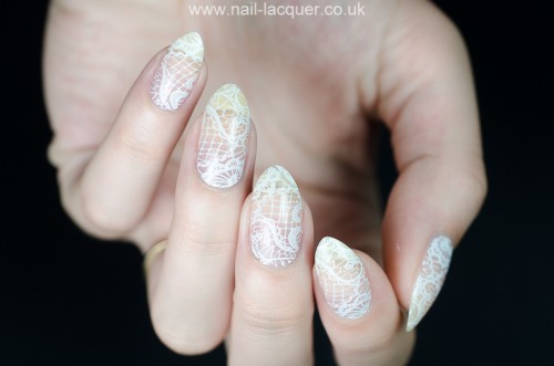 lace nails tutorial