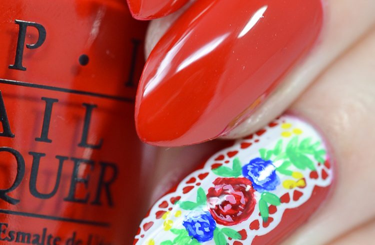 Vintage Roses Nail Art 12 Nail Lacquer Uk