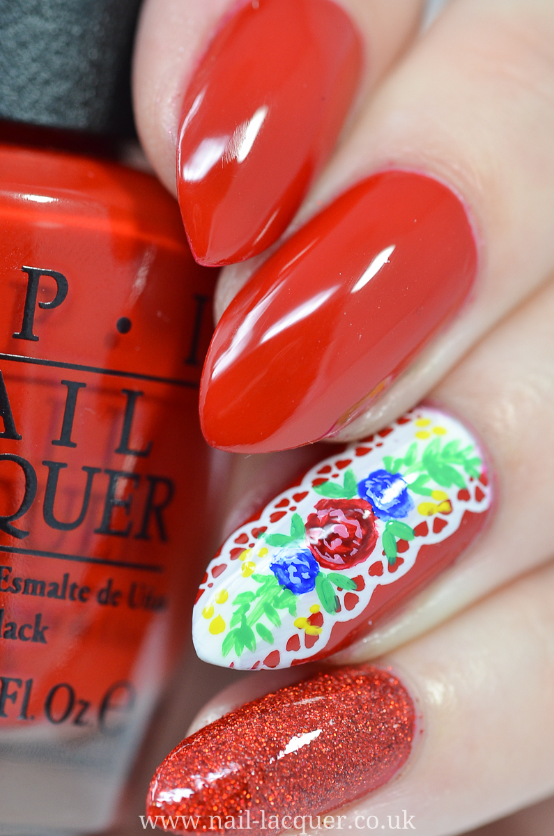 Vintage Roses Nail Art 12 Nail Lacquer Uk