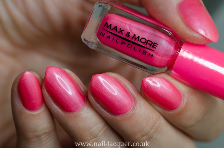 Max & More Neon Nail Polish review and swatches by Nail Lacquer UK